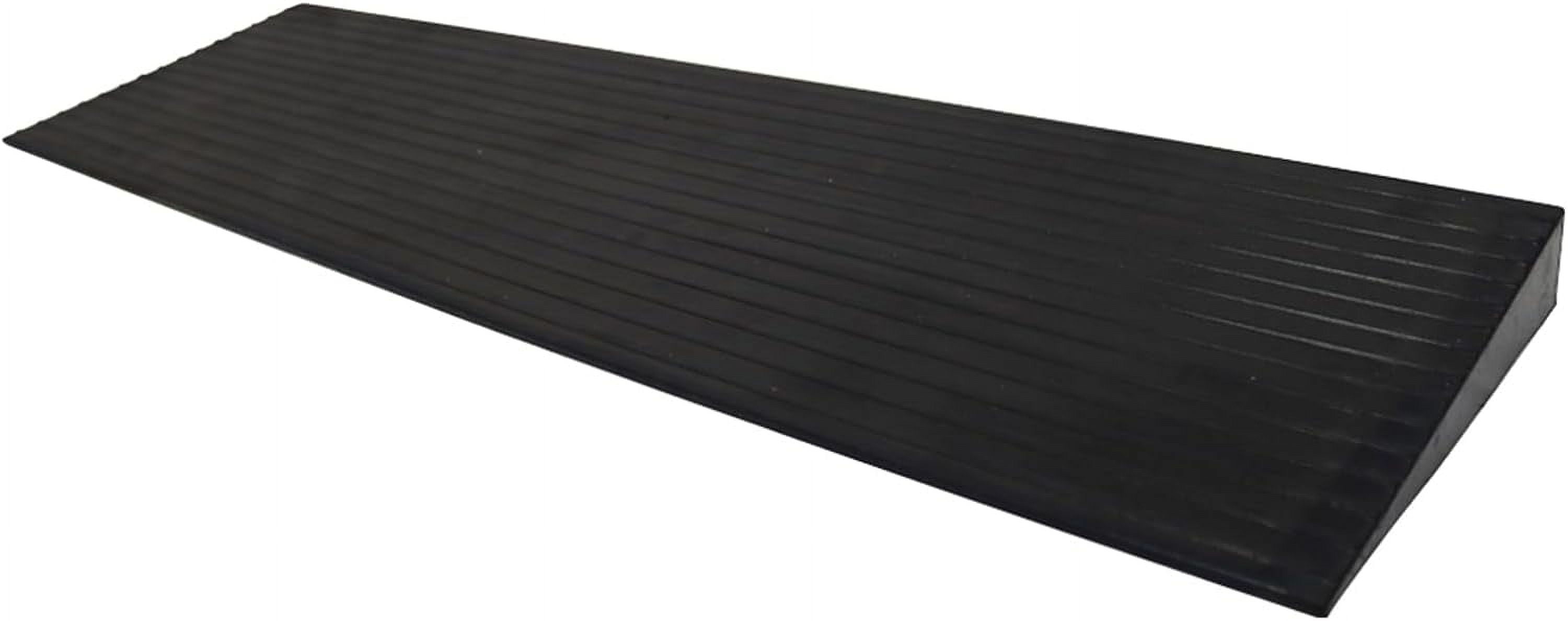 7.9 * 35.4 * 1.2 inch Non-Slip Solid Rubber Threshold Ramp Power ...
