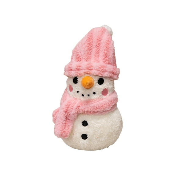7.9 Inch Cute Snowman Plush Doll, Lovely Snowman Cartoon Plushies Toys ...