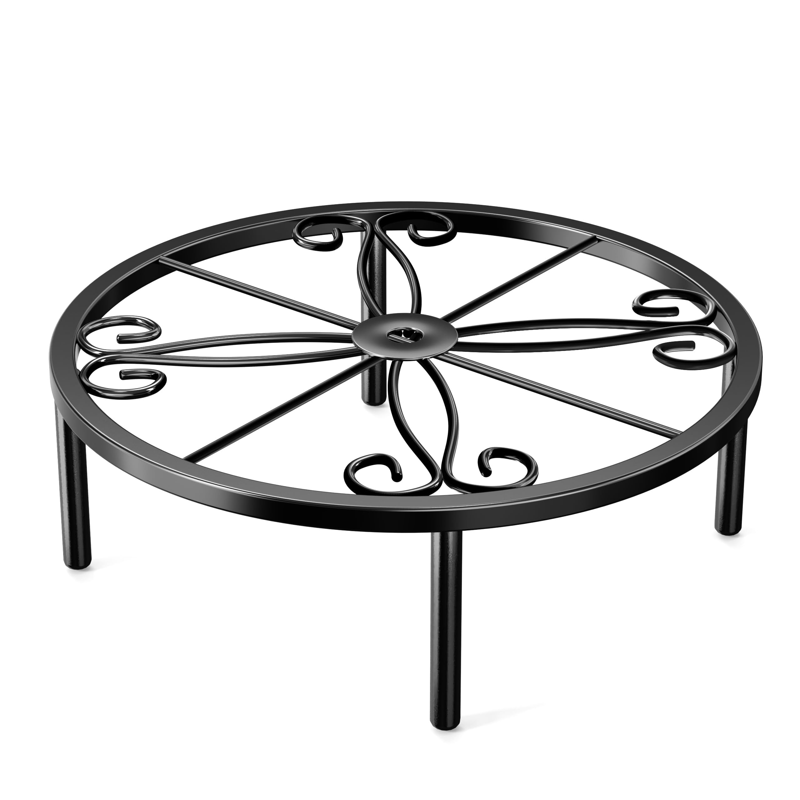 7.9 Inch Round Plant Stand, Single Tier Metal Plant Rack Holder for ...