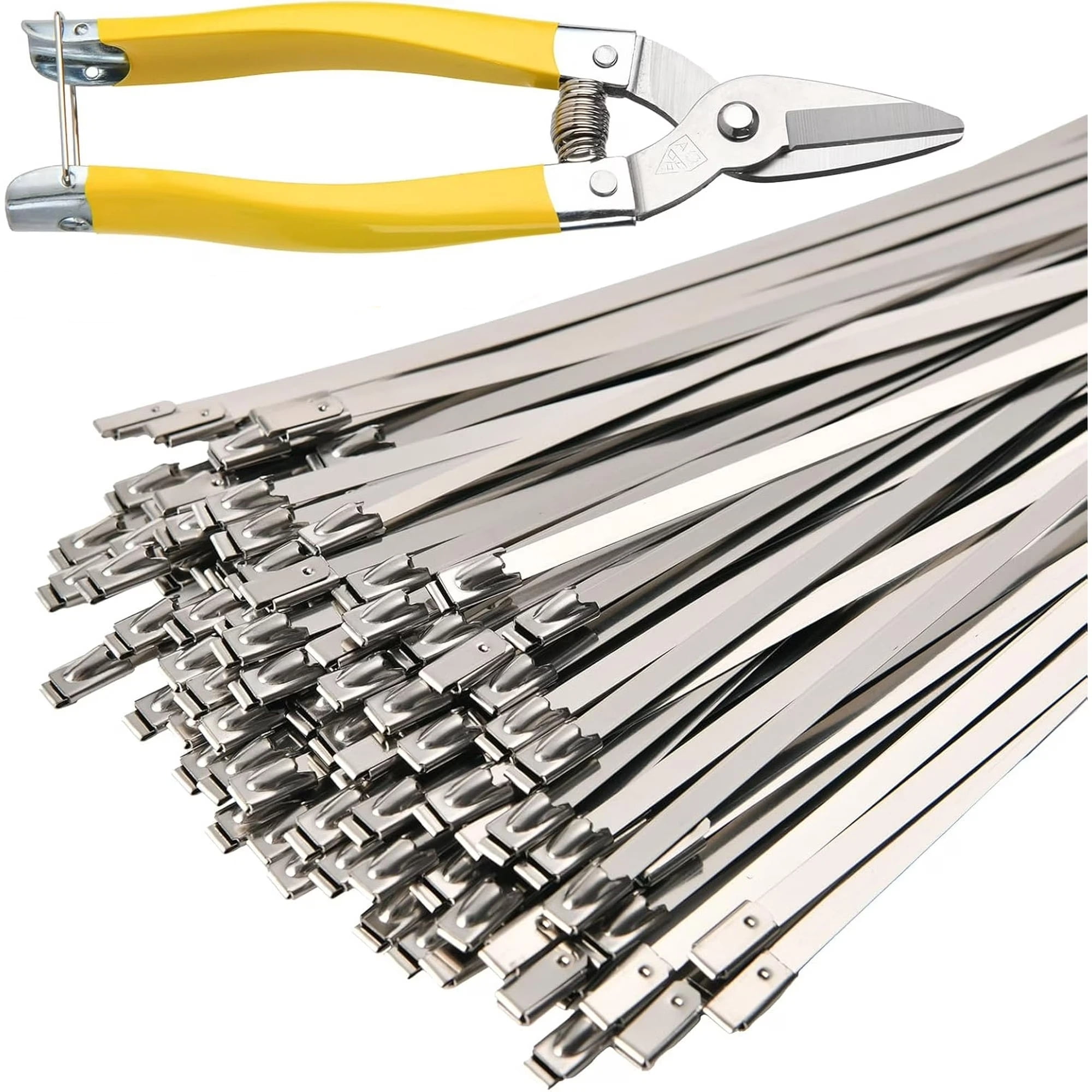 7.9 Inches Metal Zip Ties 6.5 Inch Miter Shears Suit Heavy Duty Multi ...