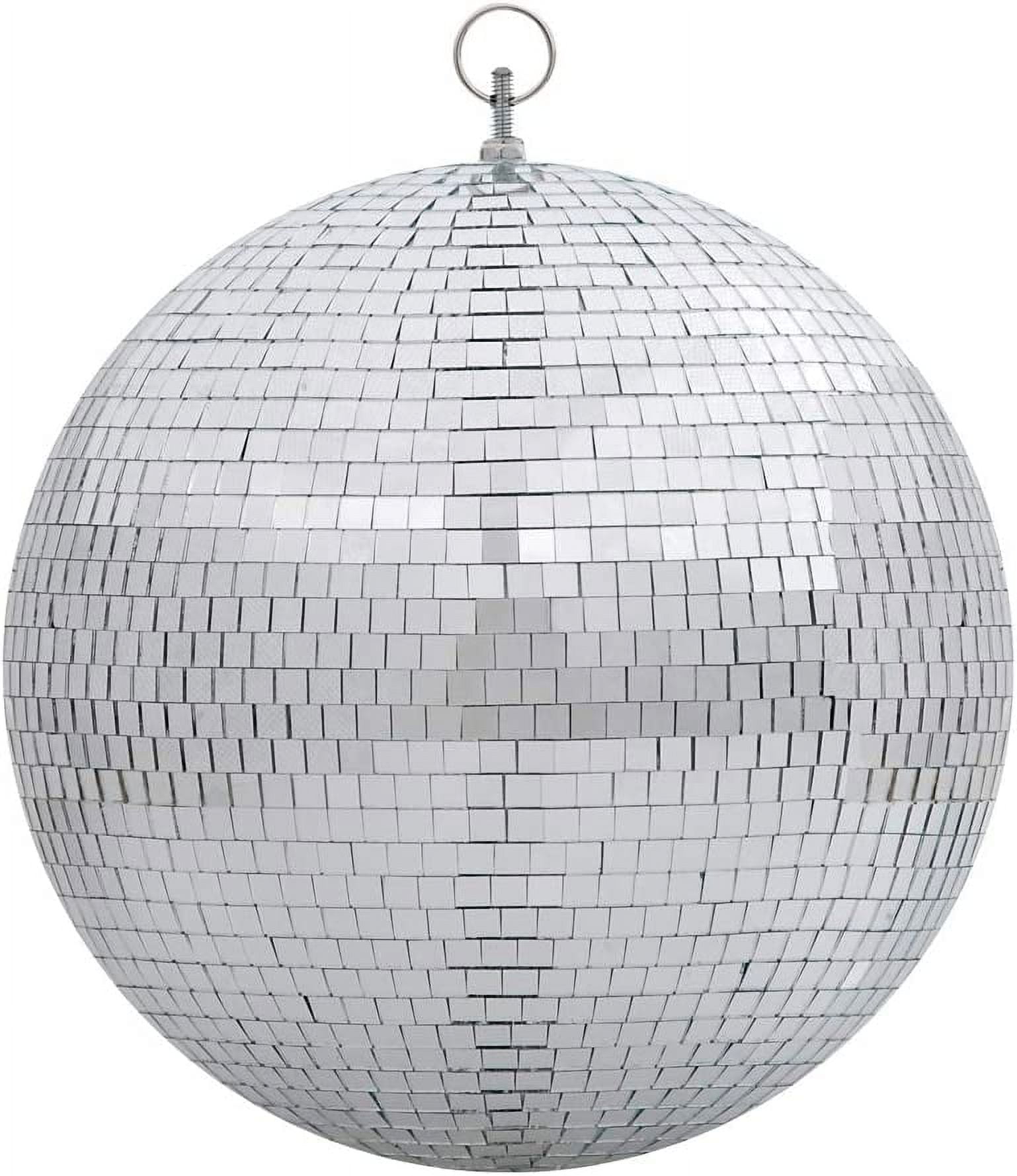 7.9" Mirror Glass Ball Disco DJ Dance Decorative Stage Lighting Home ...