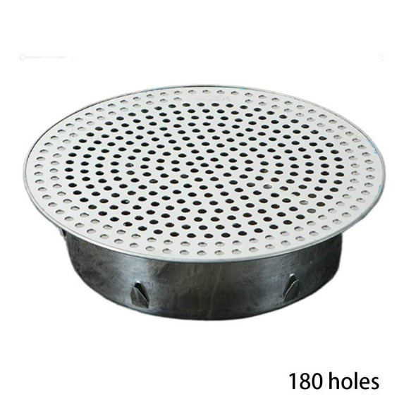 7.9" Stainless Steel Round Floor Drain Cover – Anti-Blocking Snap-in ...