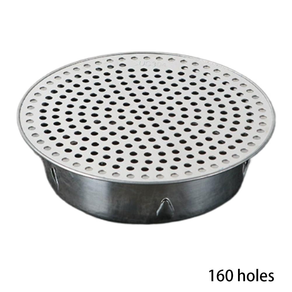 7.9" Stainless Steel Round Floor Drain Cover – Anti-Blocking Snap-in ...