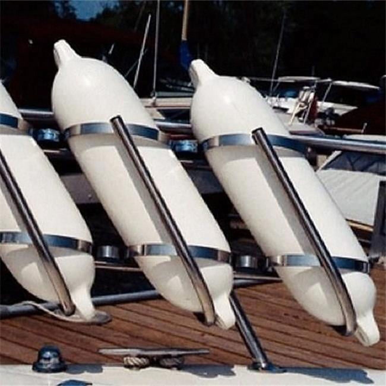 7-9 in. Stainless Steel Rail Mount Triple 3 Fender Unit Rack - Walmart.com