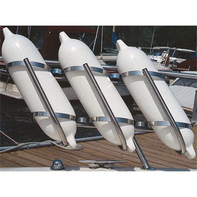 7-9 in. Stainless Steel Rail Mount Twin Fender Rack - Walmart.com