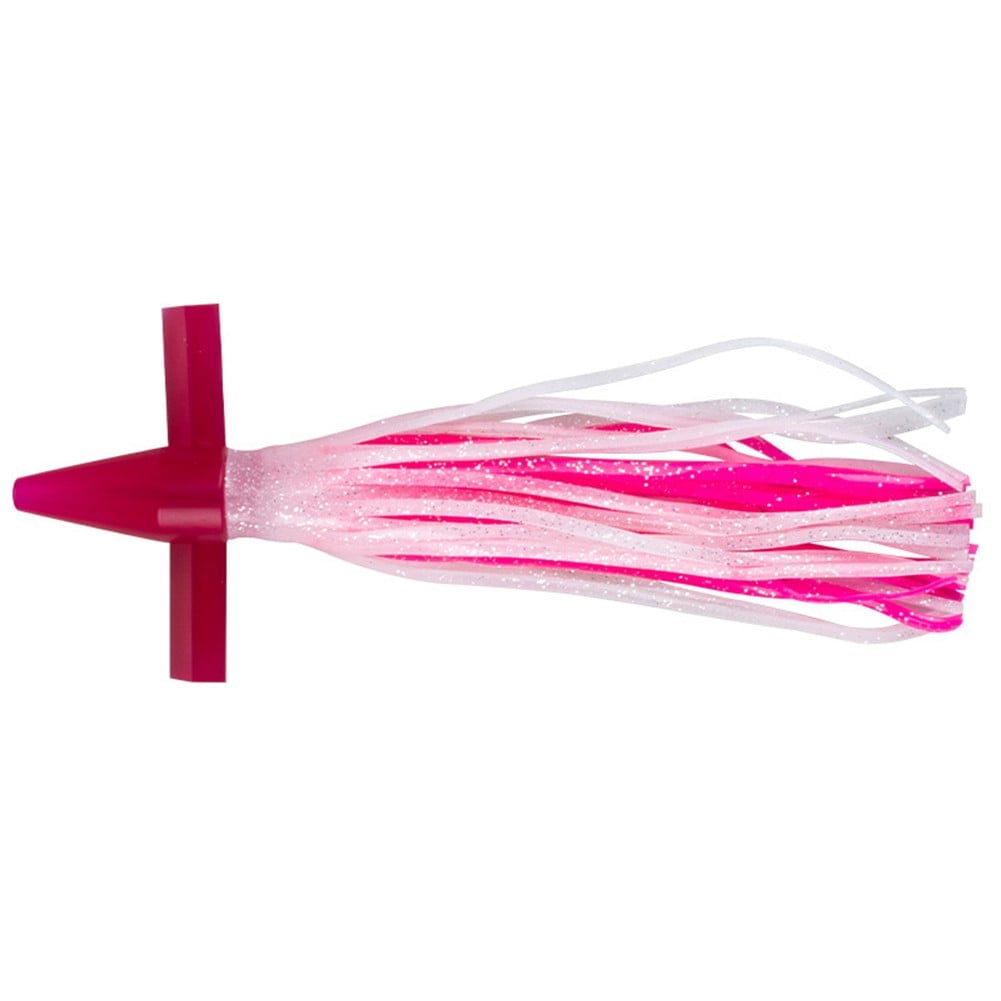 7/9 inch Trolling Lure Double Skirted Soft sea Head Teaser Bait Bird ...