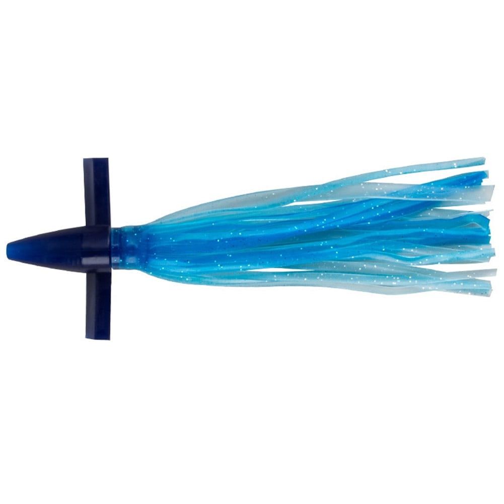 7/9 inch Trolling Lure Double Skirted Soft sea Head Teaser Bait Bird ...