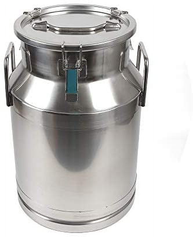 7.92Gal/30L Milk Can - 304 Stainless Steel Milk Jug,Thick Handle with ...