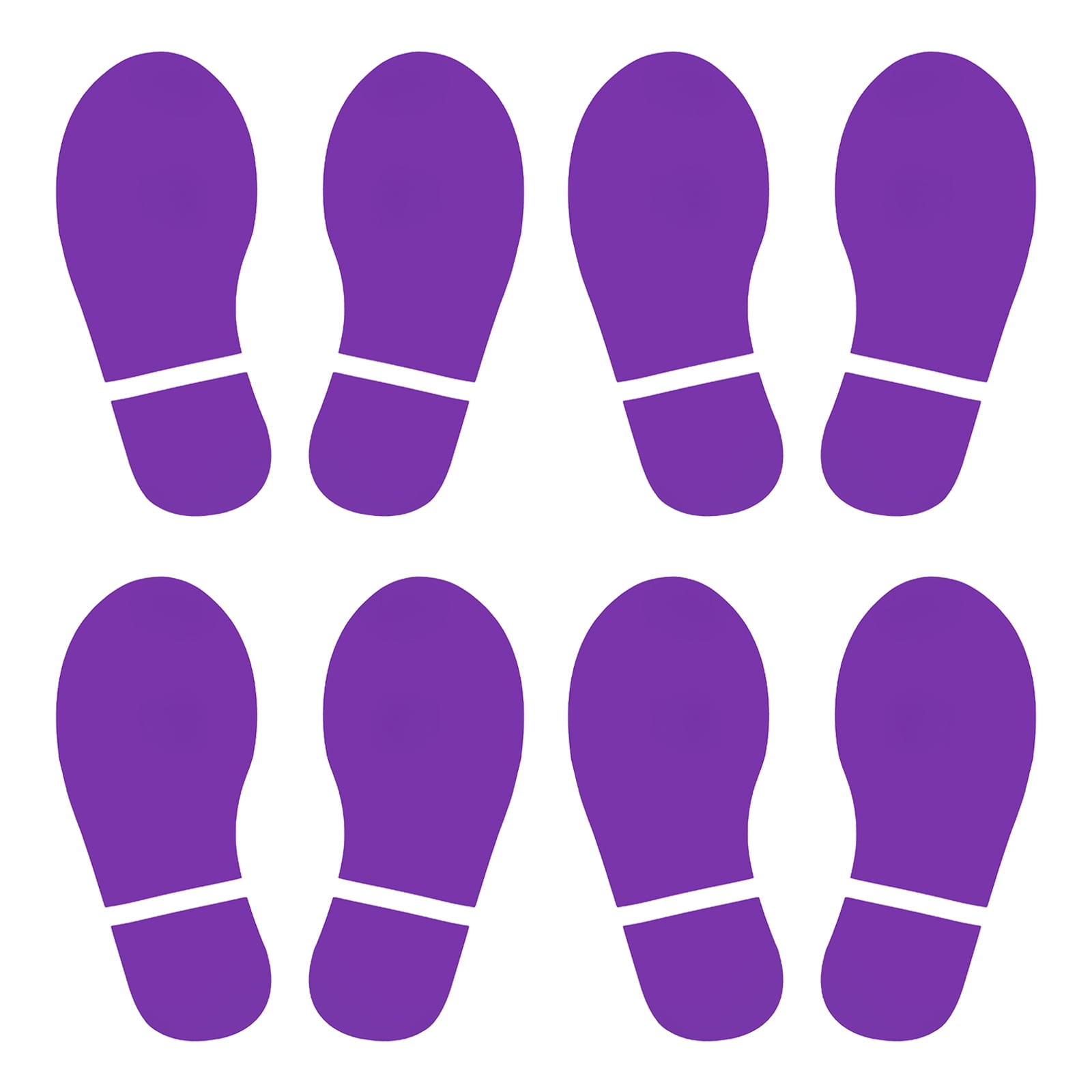 7.9x3.3" Footprints Floor Stickers Footprint Wall Stair Decal Sticker ...