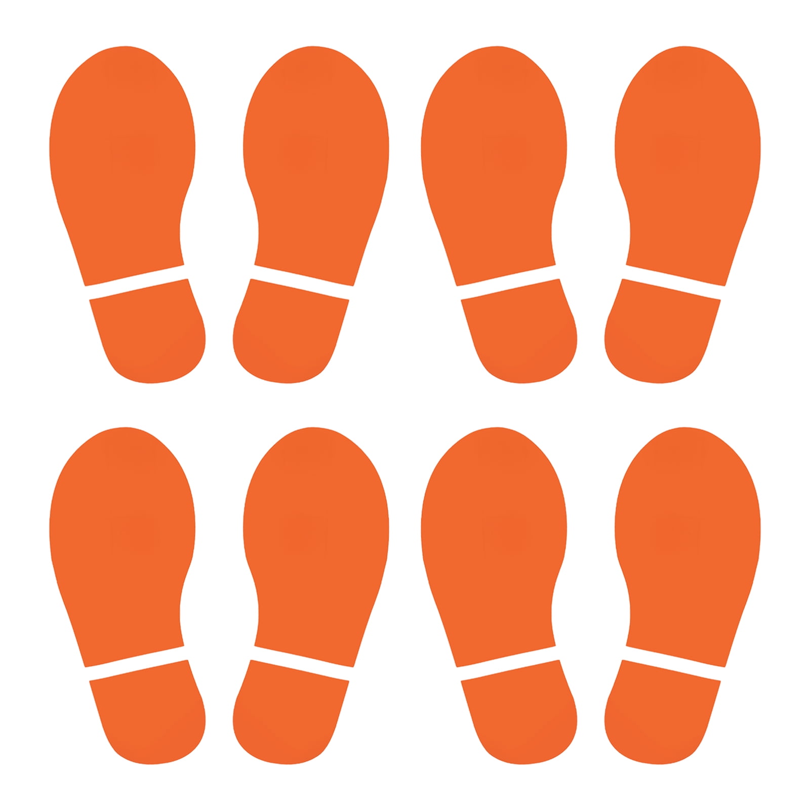 7.9x3.3" Footprints Floor Stickers Footprint Wall Stair Decal Sticker ...