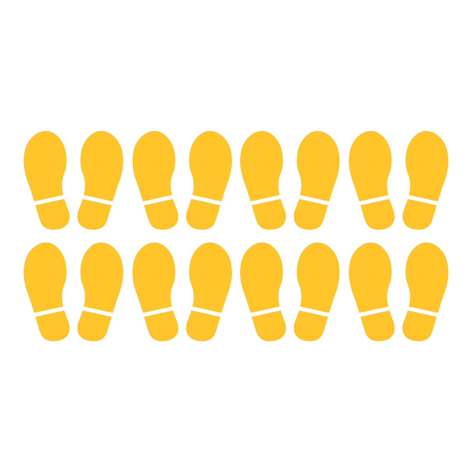 7.9x3.3" Footprints Floor Stickers Footprint Wall Stair Decal Sticker ...