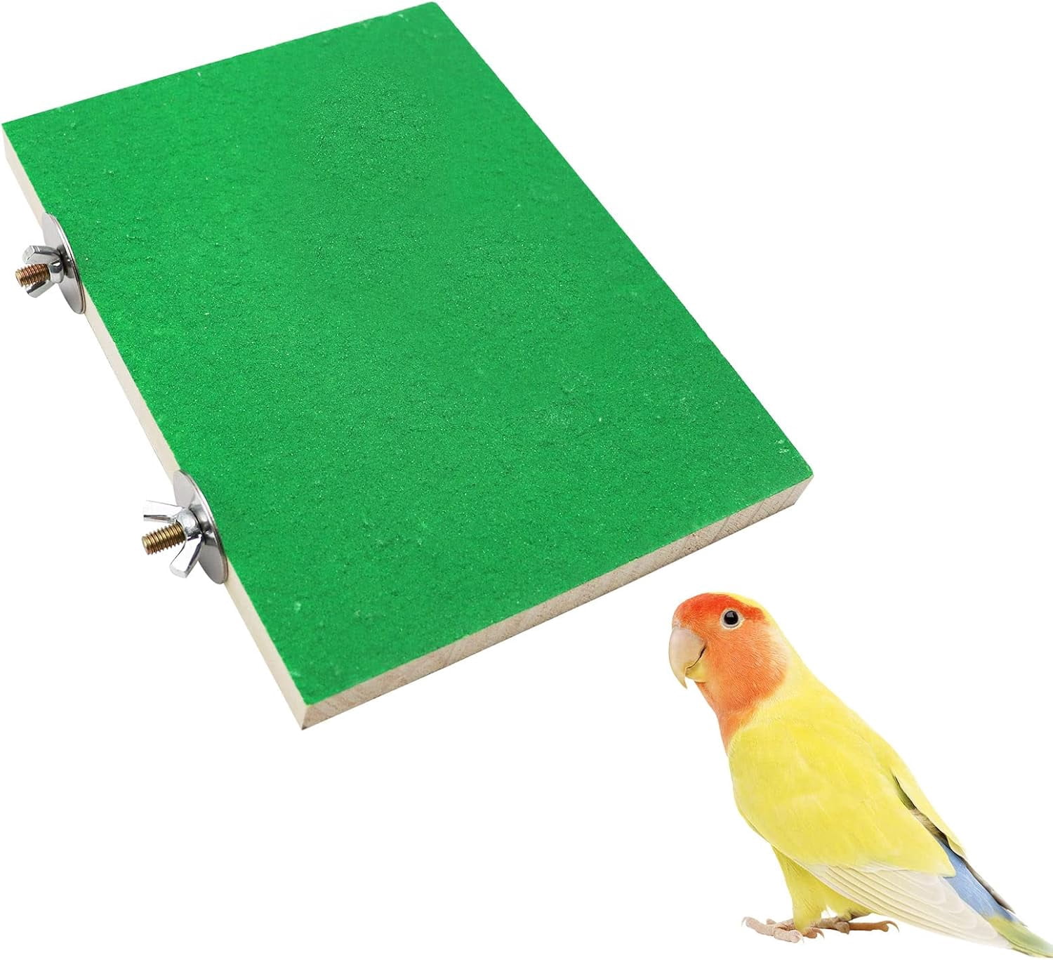 7.9x5.9 Large Bird Perch Stand Platform, Wooden Bird Cage Accessories ...