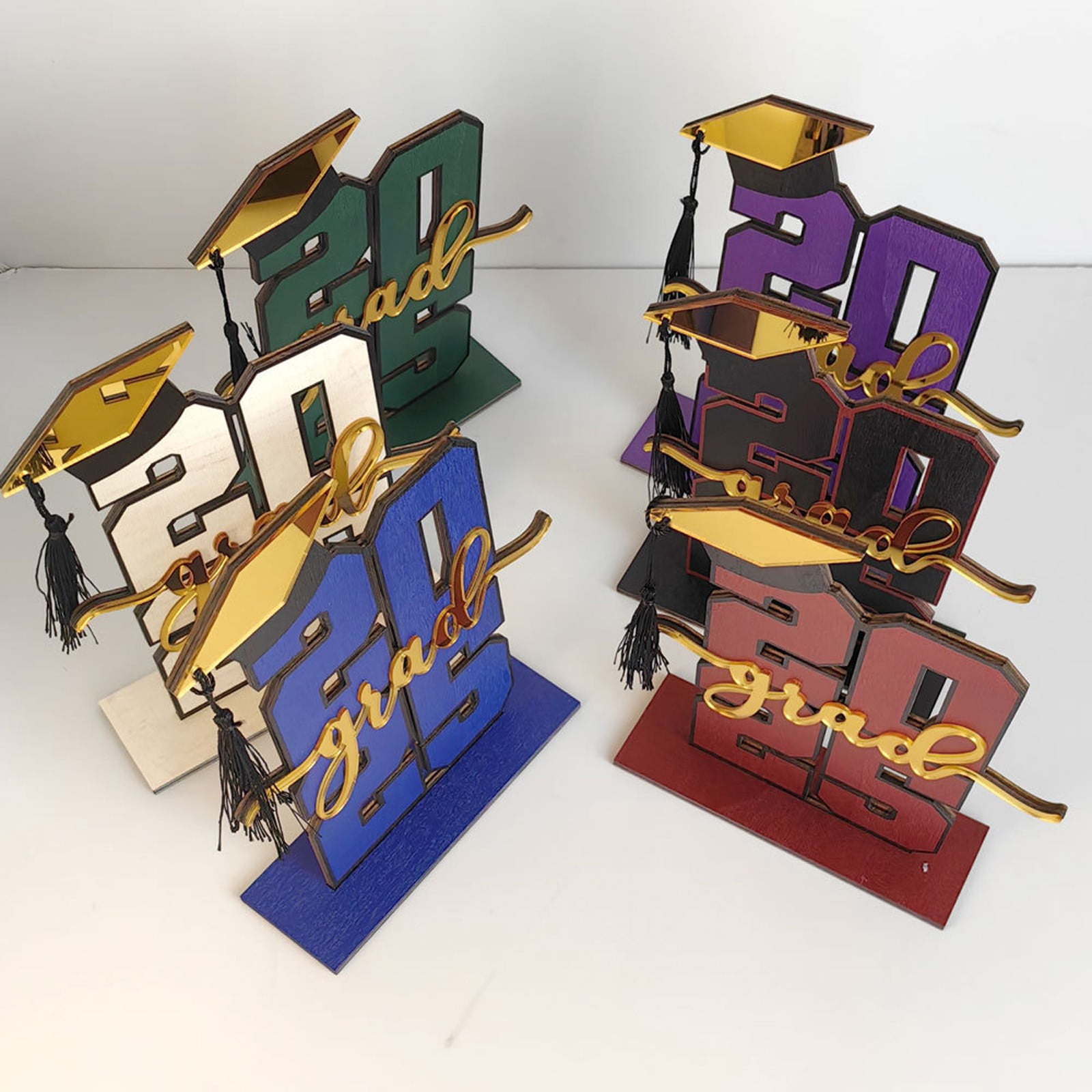 7.9x5.9" Wooden Creative Graduation Party Decorations 2025 Graduation ...
