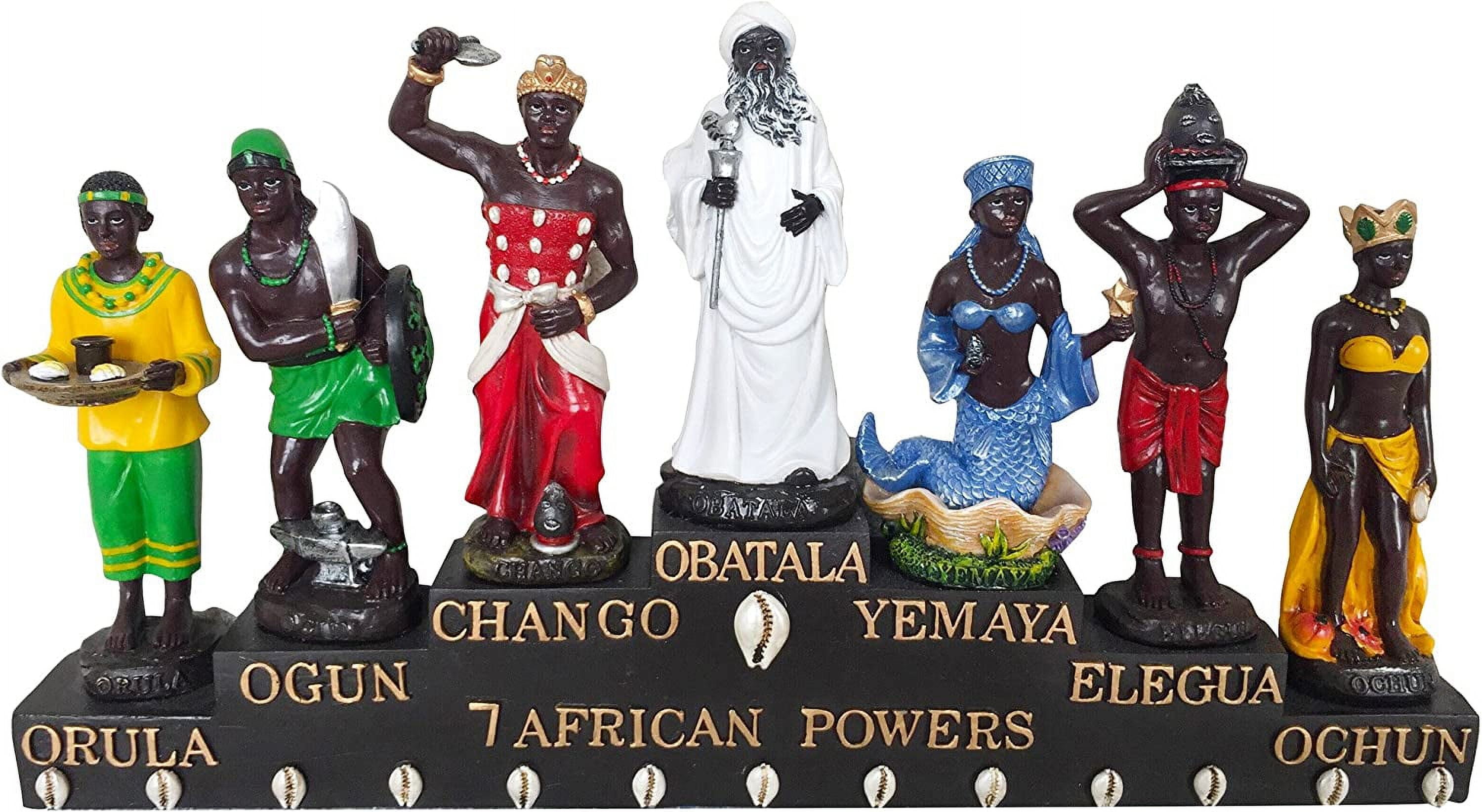 7 African Powers Statue 13 Inch Seven African Powers Estatua Orisha ...