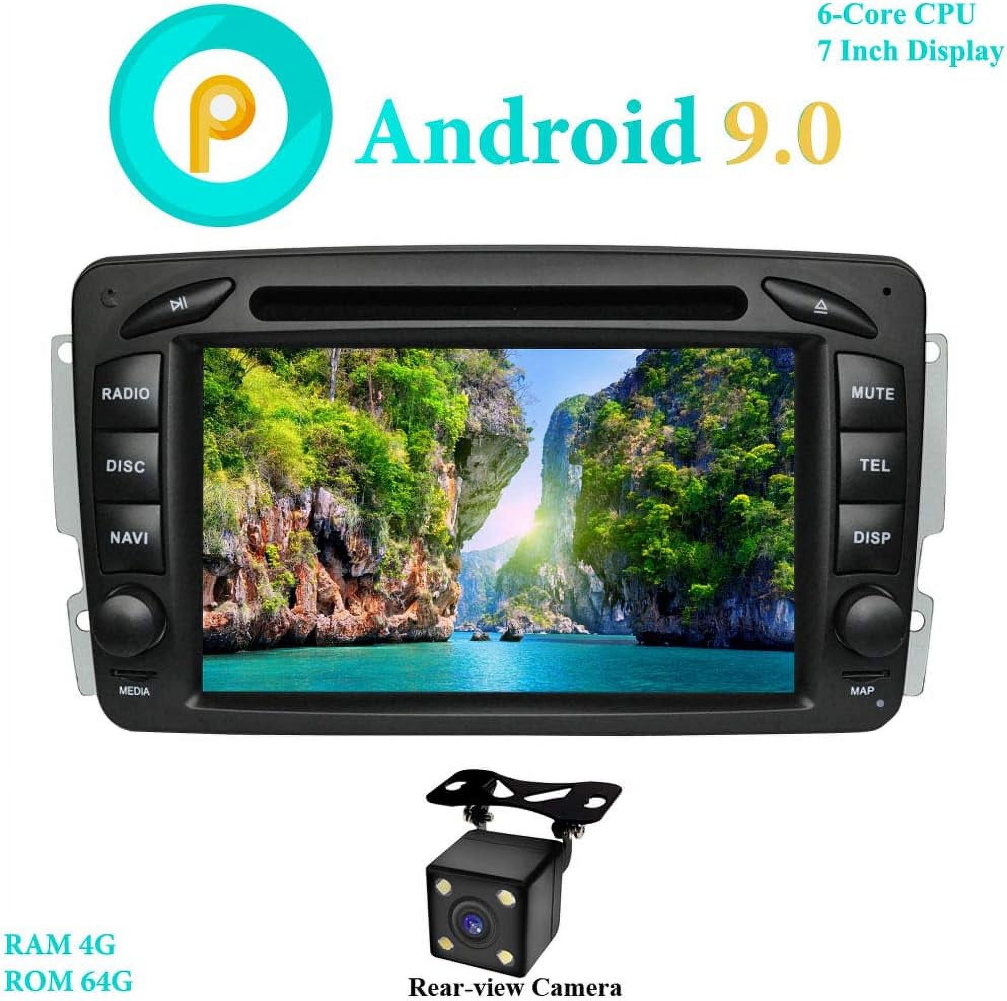7" Android 9.0 Car Stereo in-Dash Head Unit 6-Core RAM 4G ROM 64G Car ...