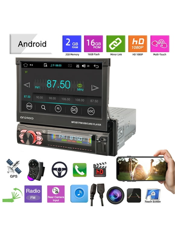 Single Din Touch Screen Car Stereos in Single Din Car Stereos - Walmart.com