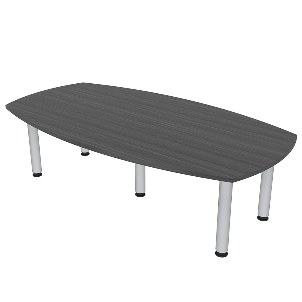 7' Arc Boat Shaped Conference Table Power And Data Harmony Series ...
