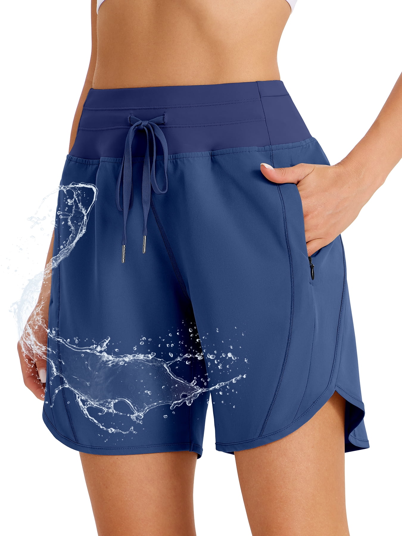 7" Athletic Shorts Running High Waisted for Women Quick Drying Workout ...