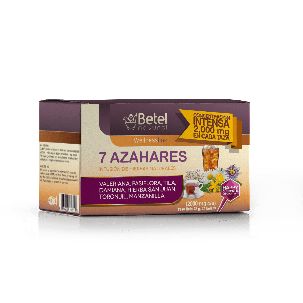 7 Azahares (7 Blossoms) Tea by Betel Natural - Relax the Day Away - 24 ...