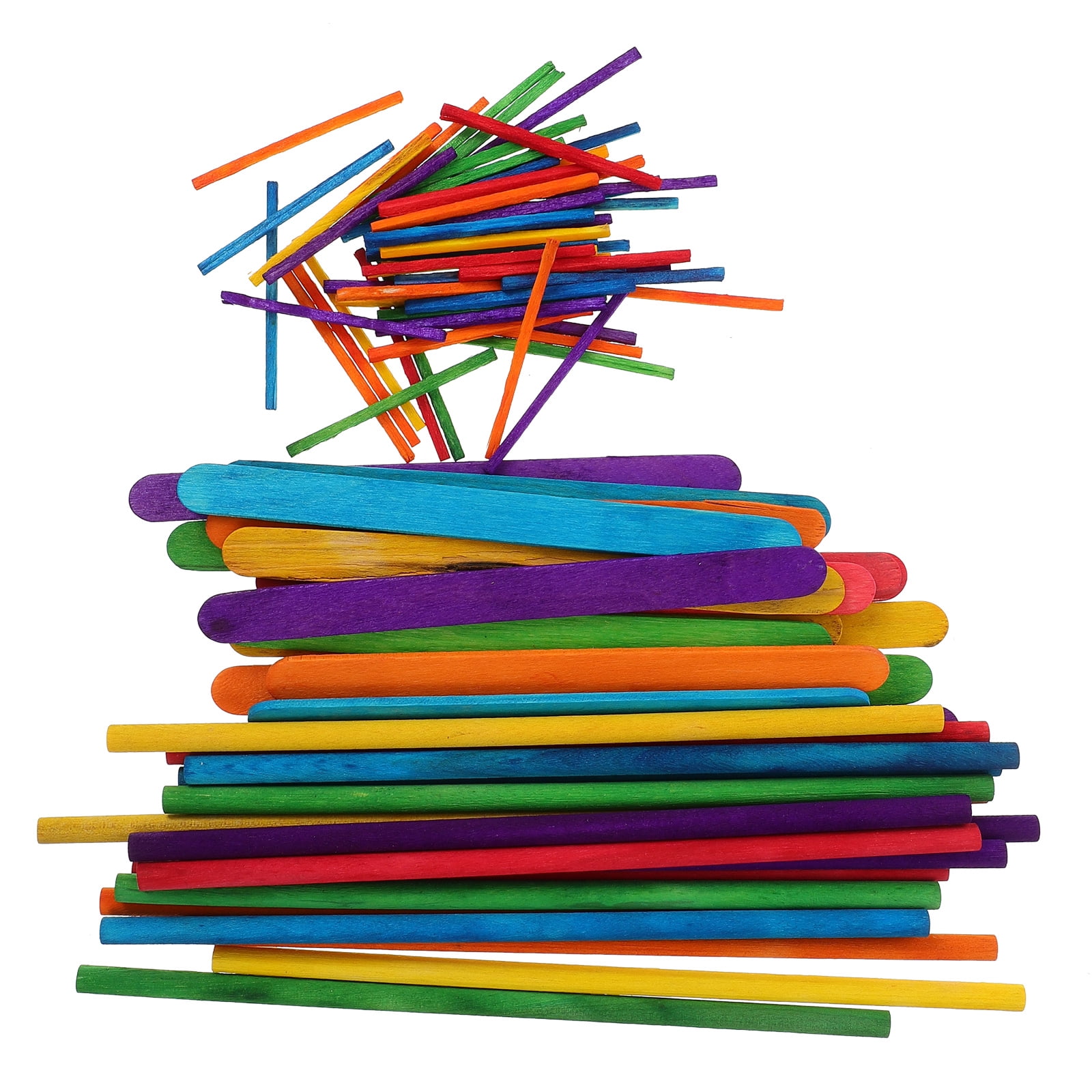 7 Bags Safe Wooden Craft Sticks Educational Toys for Kids - Walmart.com