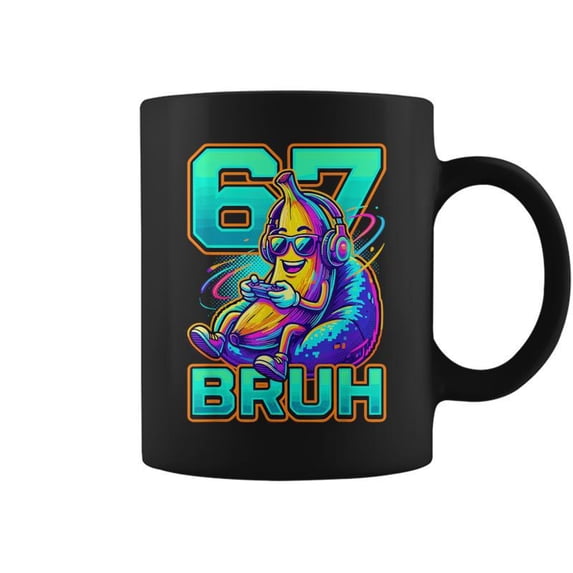 7 Banana Gamer 7 Bruh Controller Gaming Six Seven Coffee Mugs - Walmart.com