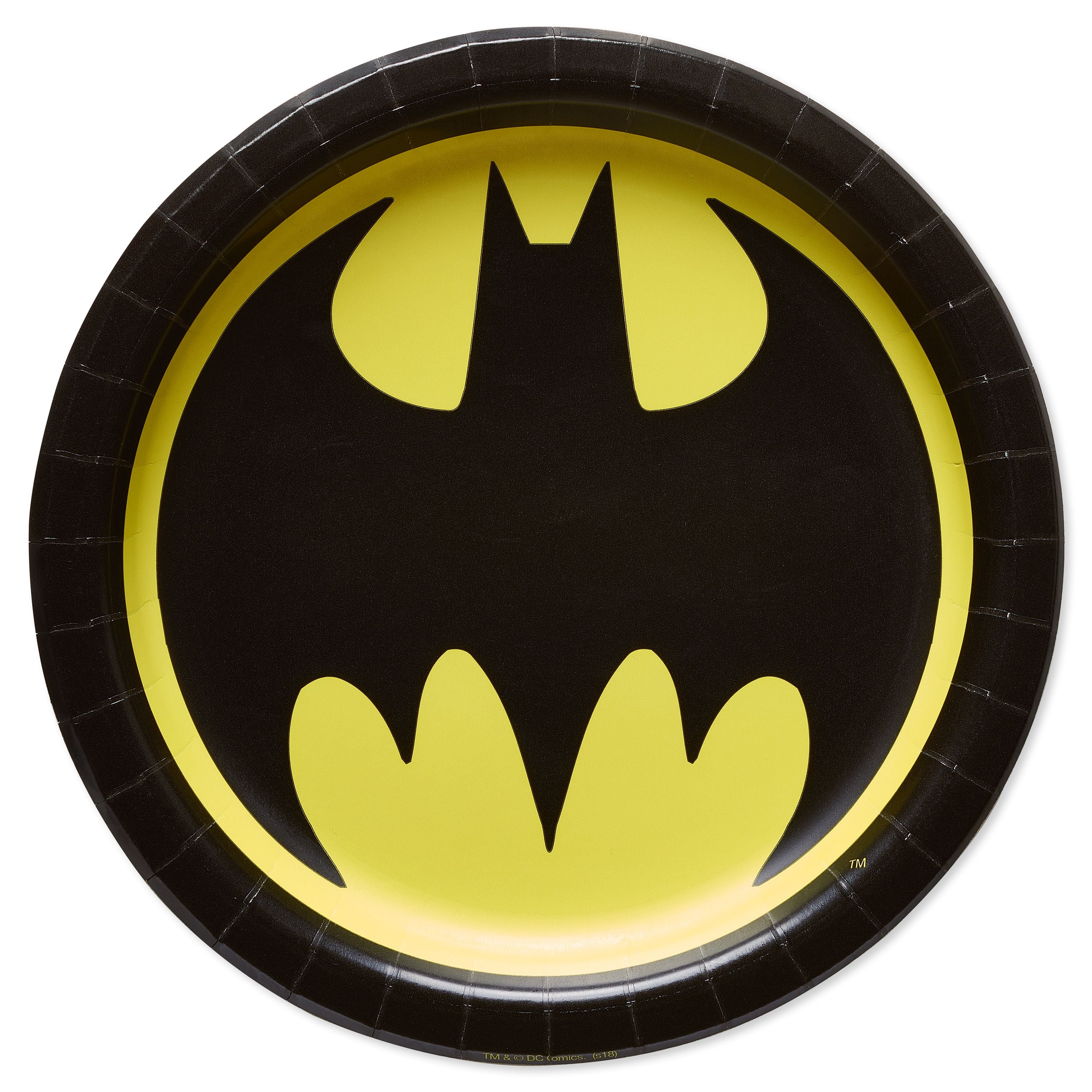 7" Batman Round Paper Dessert Plates, 8ct - Walmart.com