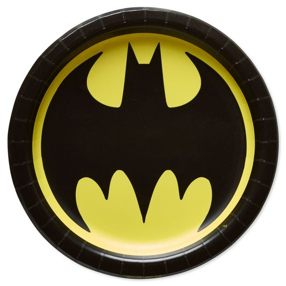 7" Batman Round Paper Dessert Plates, 8ct - Walmart.com