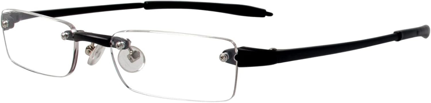 7 Black 1.50 Half Eye Reading Glasses - Walmart.com