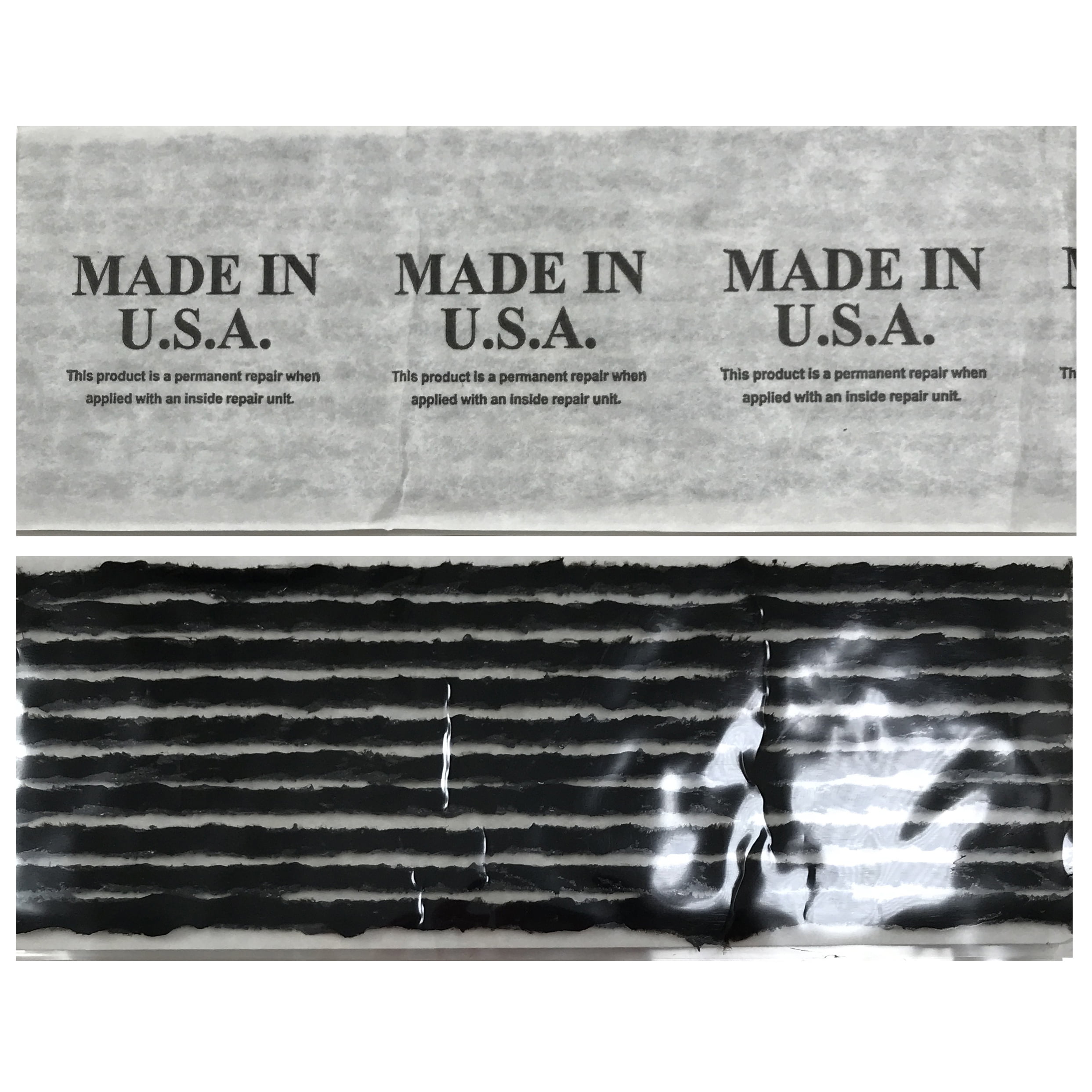 7" Black Tire Plug Repair Self Vulcanizing String Insert Car Truck SUV ...