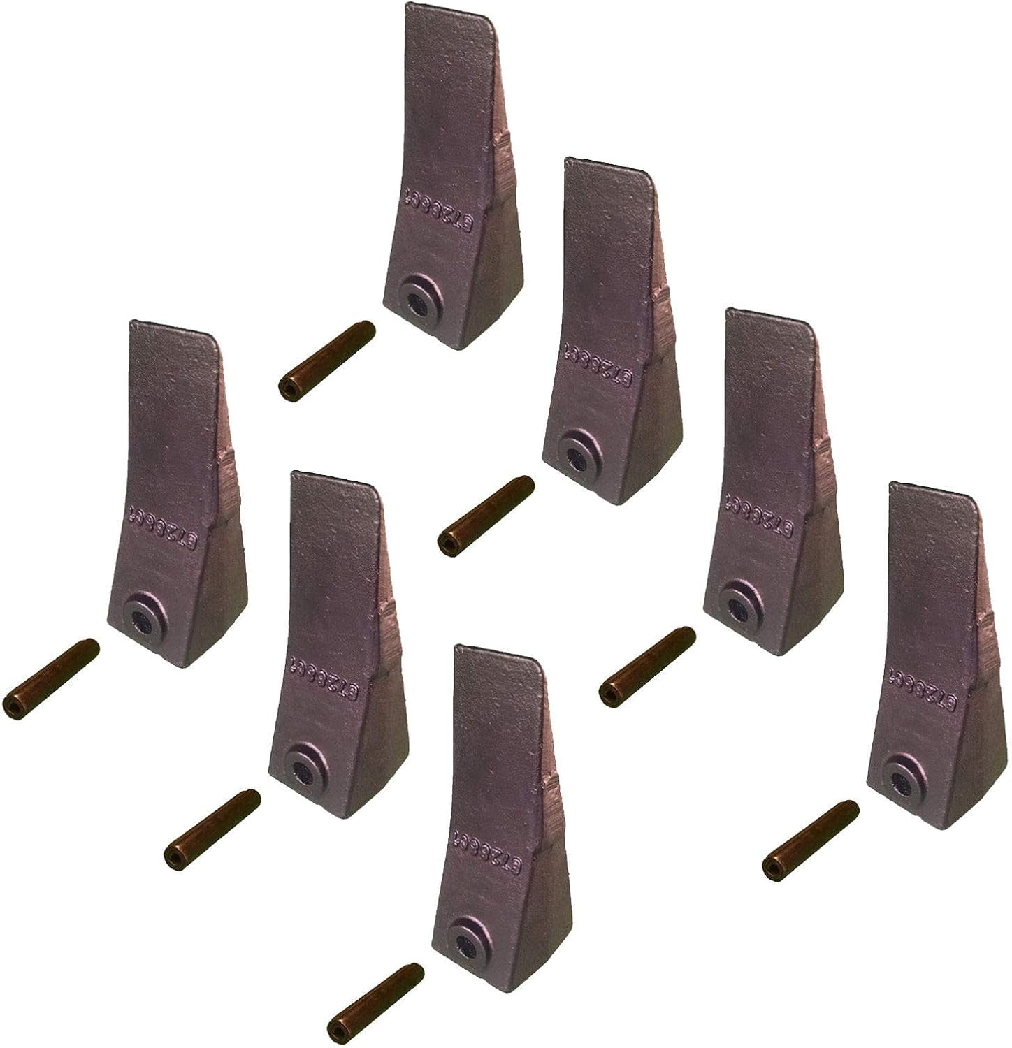 7 - Bobcat Style Mini Excavator/Skid Steer Bucket Teeth w/Pins ...