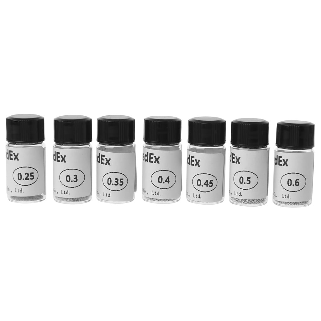 7 Bottle Tin Solder Ball BGA Reballing Soldering Heat Stencil Balls for ...