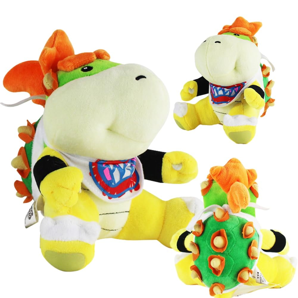 7" Bowser Jr. Soft Stuffed Plush Toy Cartoon Plush Doll Plush Green ...
