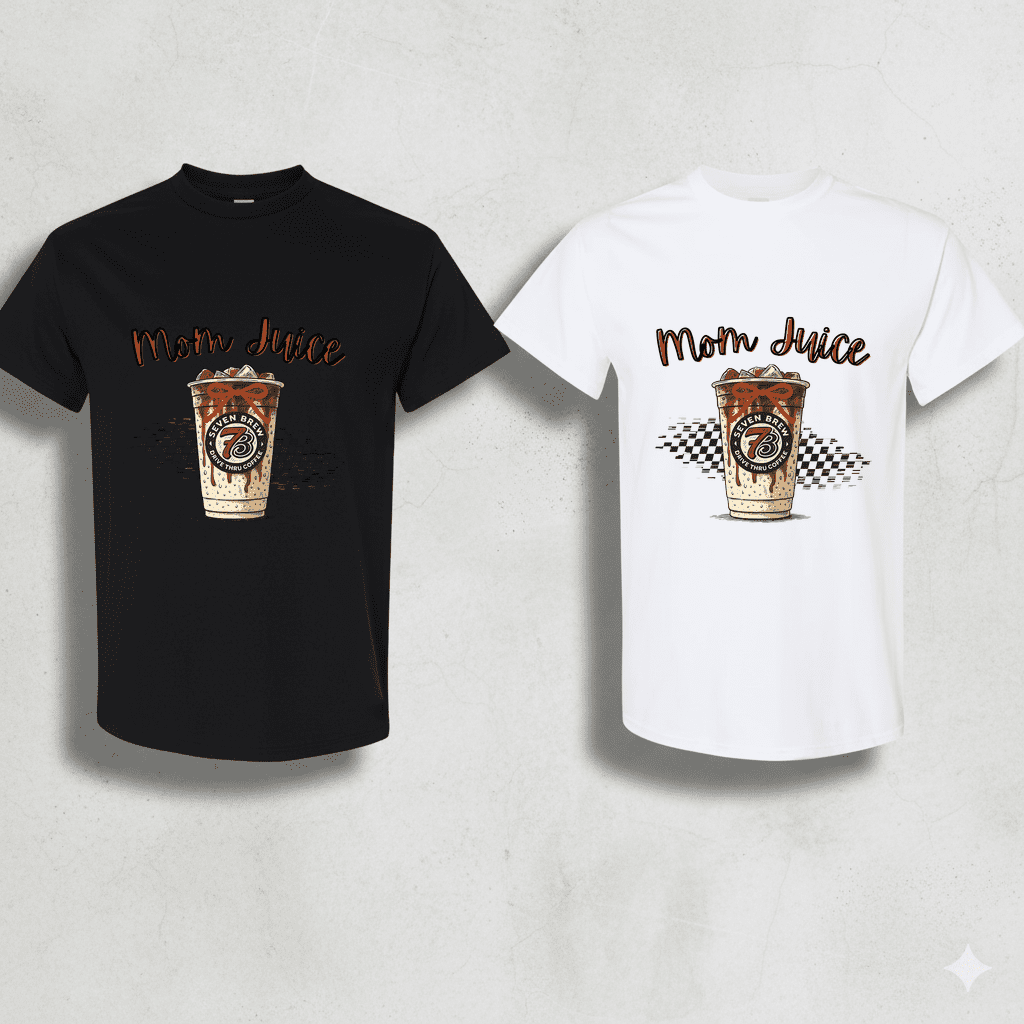 7 Brew Coffee Addict Unisex Heavy Cotton T-shirt, Funny Mom Life Coffee ...