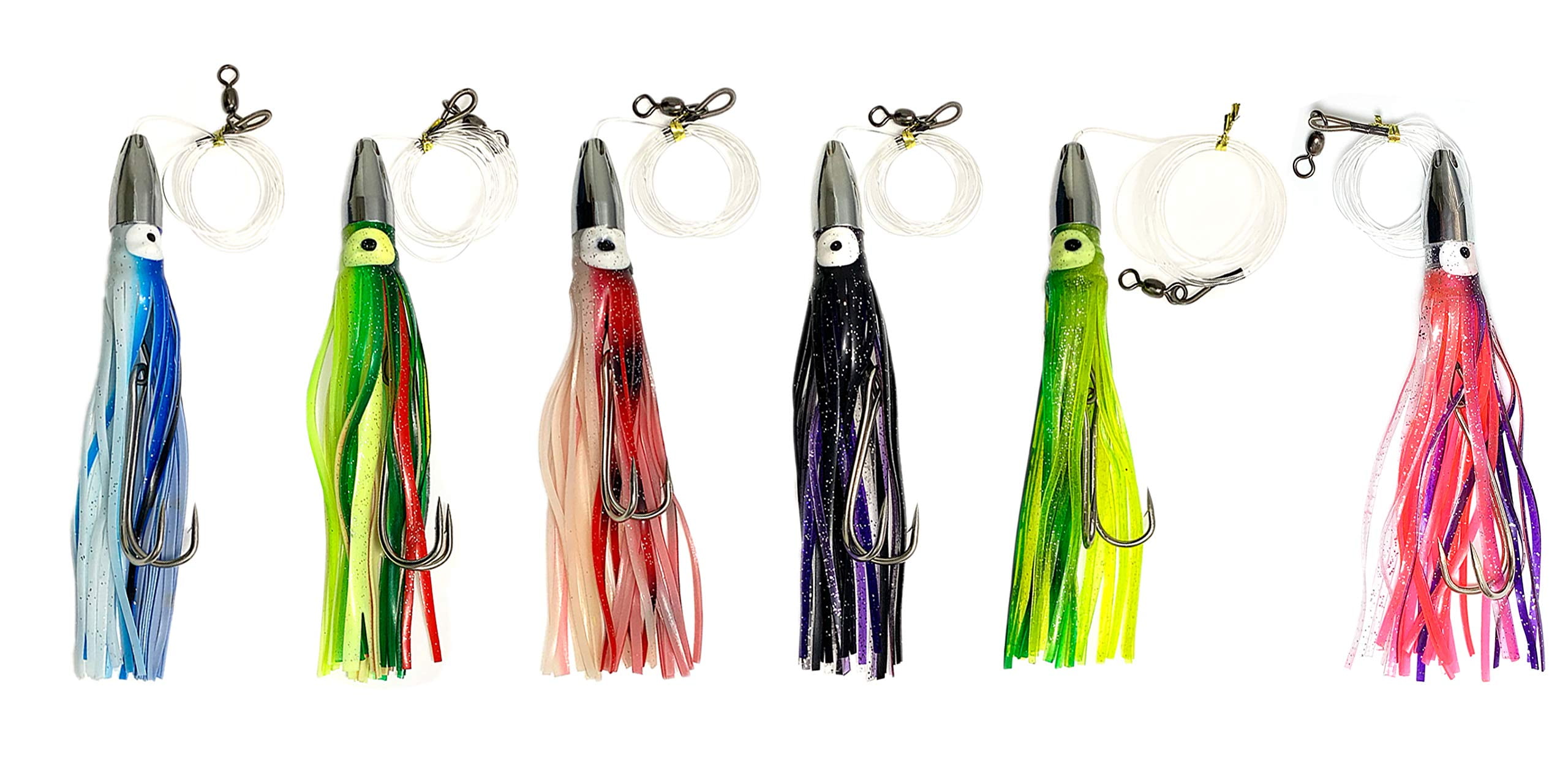 7" Bullet Jet Head Lures – 6 Pcs - Walmart.com