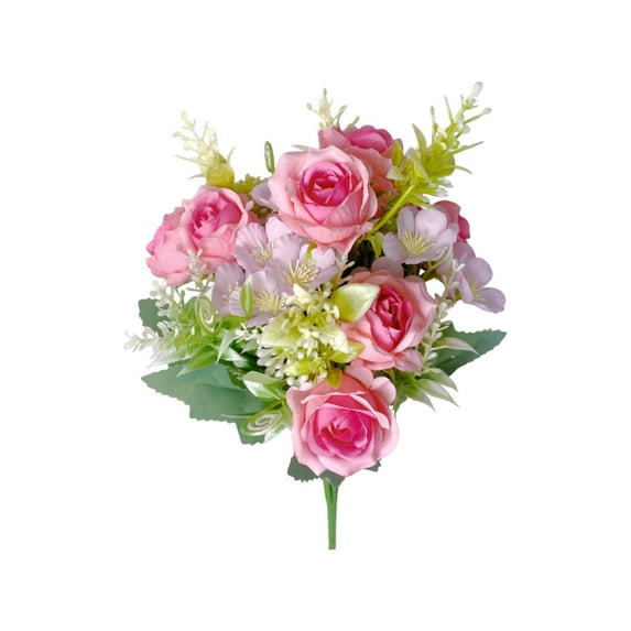 7 Bundles Realistic Simulation Roses, Artificial Flowers, No ...