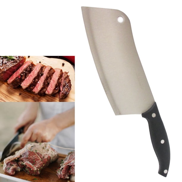 7" Butcher Knife Stainless Steel Meat Cleaver Professional Chef Kitchen ...