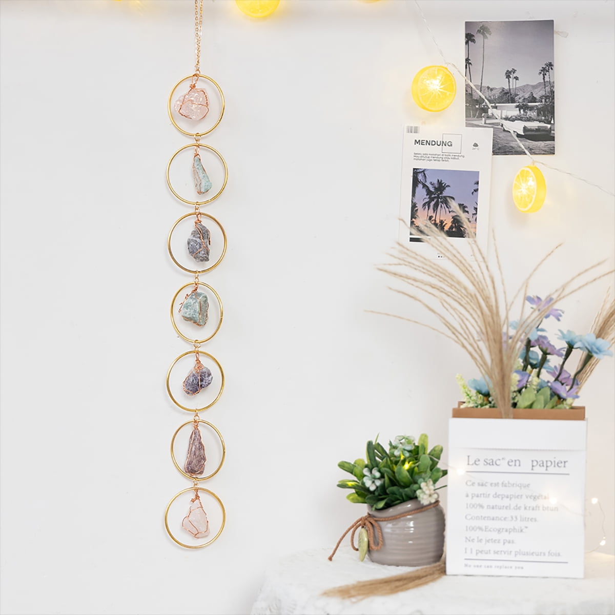 7 Chakra Dream Catcher Wall Hanger Decor,Large Meditation Wall Hanging ...