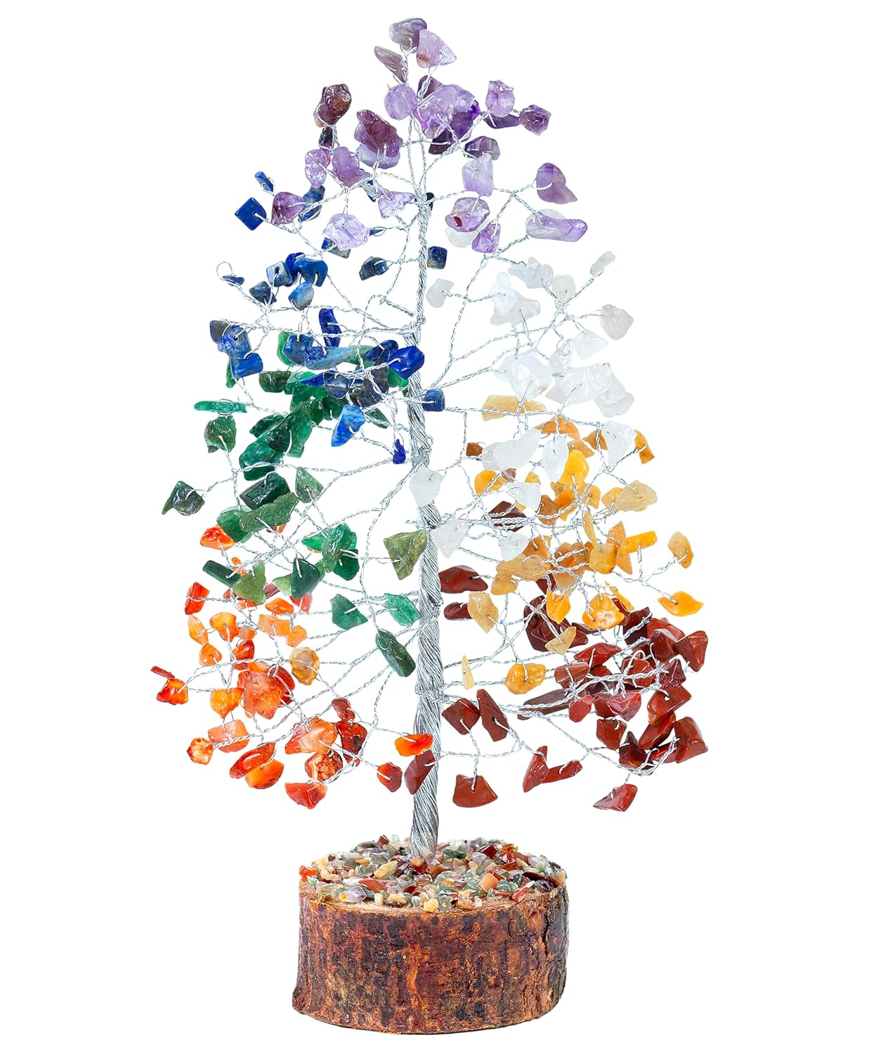 7 Chakra Tree of Life Healing Crystals Meditation Artificial Tree ...