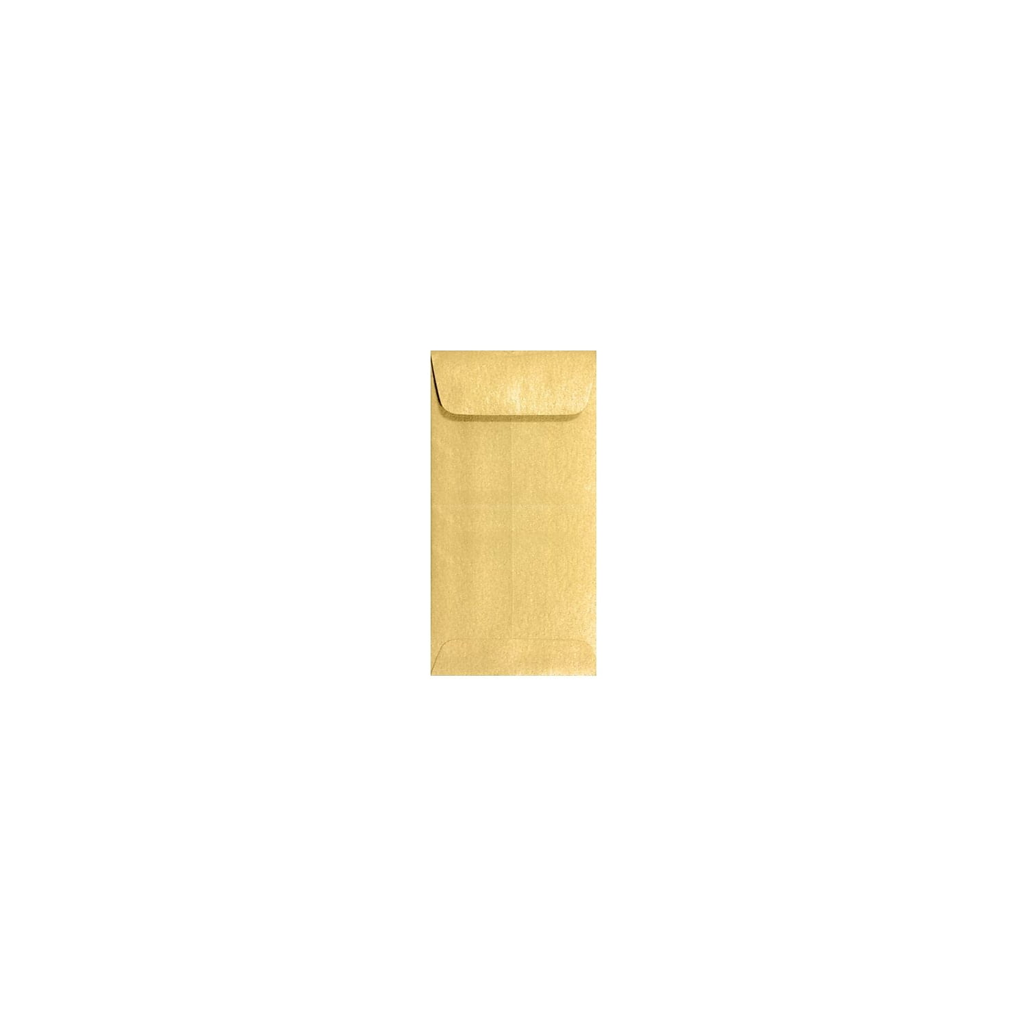 #7 Coin Envelopes (3 1/2 x 6 1/2) - Gold Metallic (50 Qty.) - Walmart.com