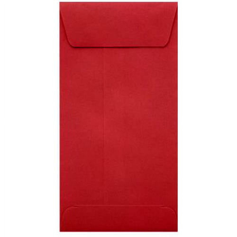 #7 Coin Envelopes (3 1/2 x 6 1/2) - Ruby Red (1000 Qty.) - Walmart.com