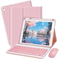 7-Color Backlit Keyboard Case + Mouse for iPad 9.7 5th/6th Gen & Pro 9. ...