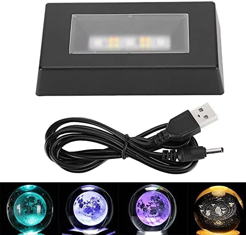 7 Color LED Display Base, Color Changing Light Stand for Crystal ...