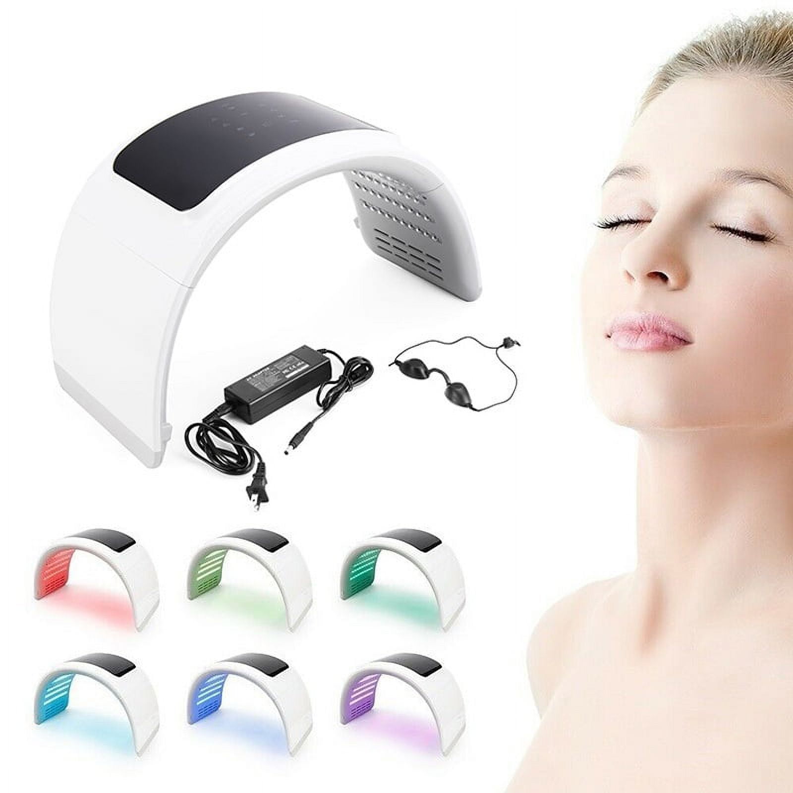 7 Color LED Photon PDT Photodynamic Face Light-Therapy Mask for Skin ...