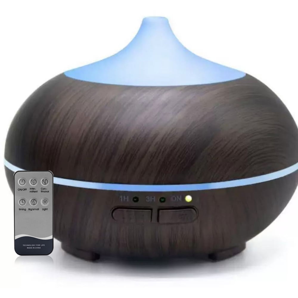 7-Color LED Ultrasonic Aromatherapy Diffuser Humidifier with 3 Timer ...