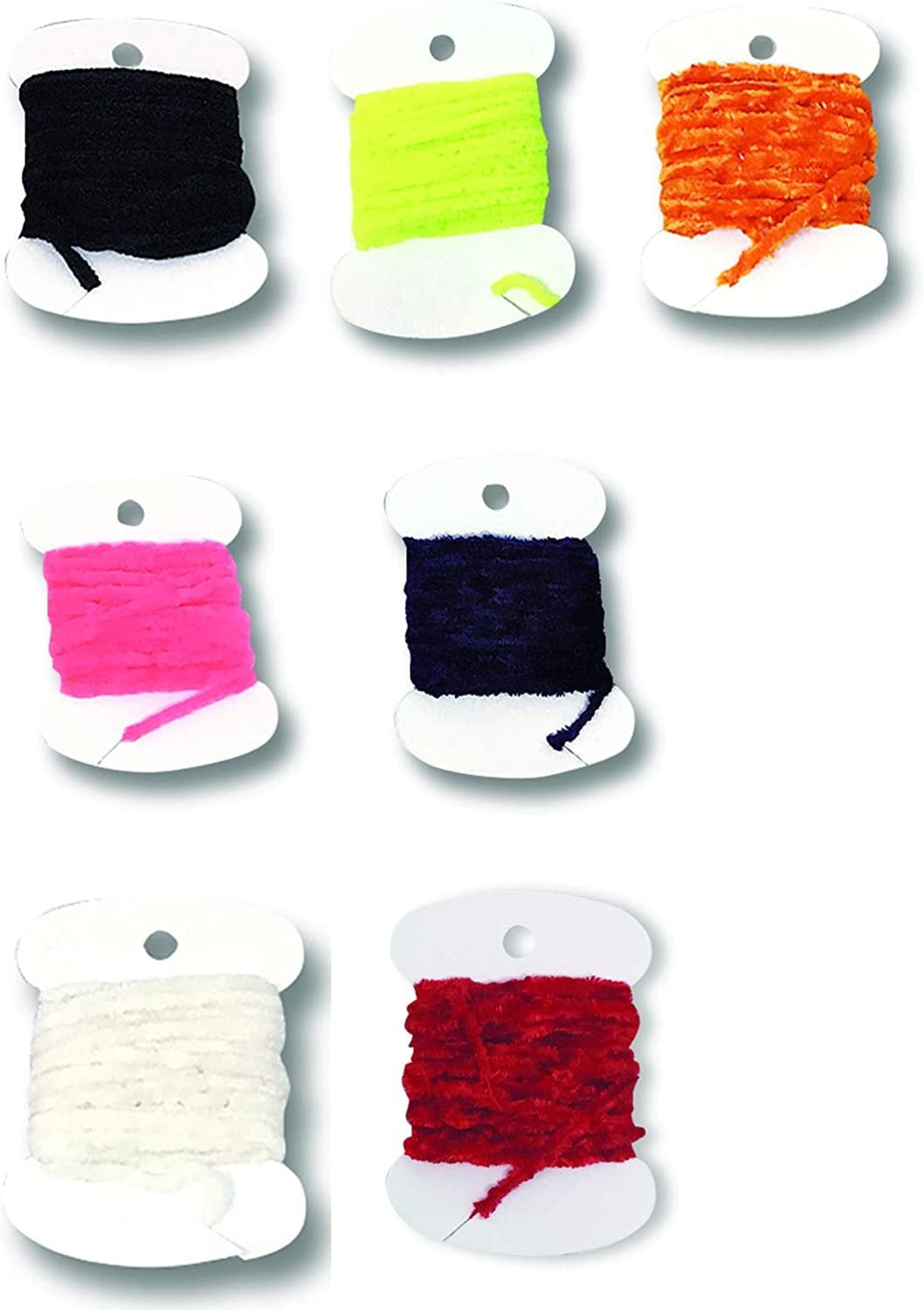 7-Color Variety Pack. Creative Angler Chenille for Fly Tying Or Tying ...
