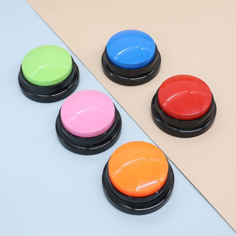 7 Color Voice Recording Button, Dog Buttons for Communication Pet ...