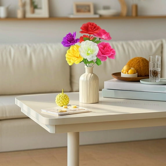 7 Colorful Simulation Flower Decoration, Pretty Cute Valentine's Day ...