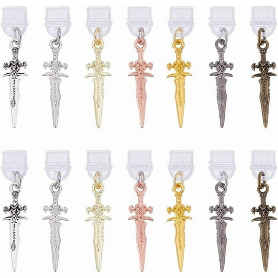 7 Colors 14Pcs Mobile Phone Dust Plug Hanger 42mm Mobile Dustproof ...