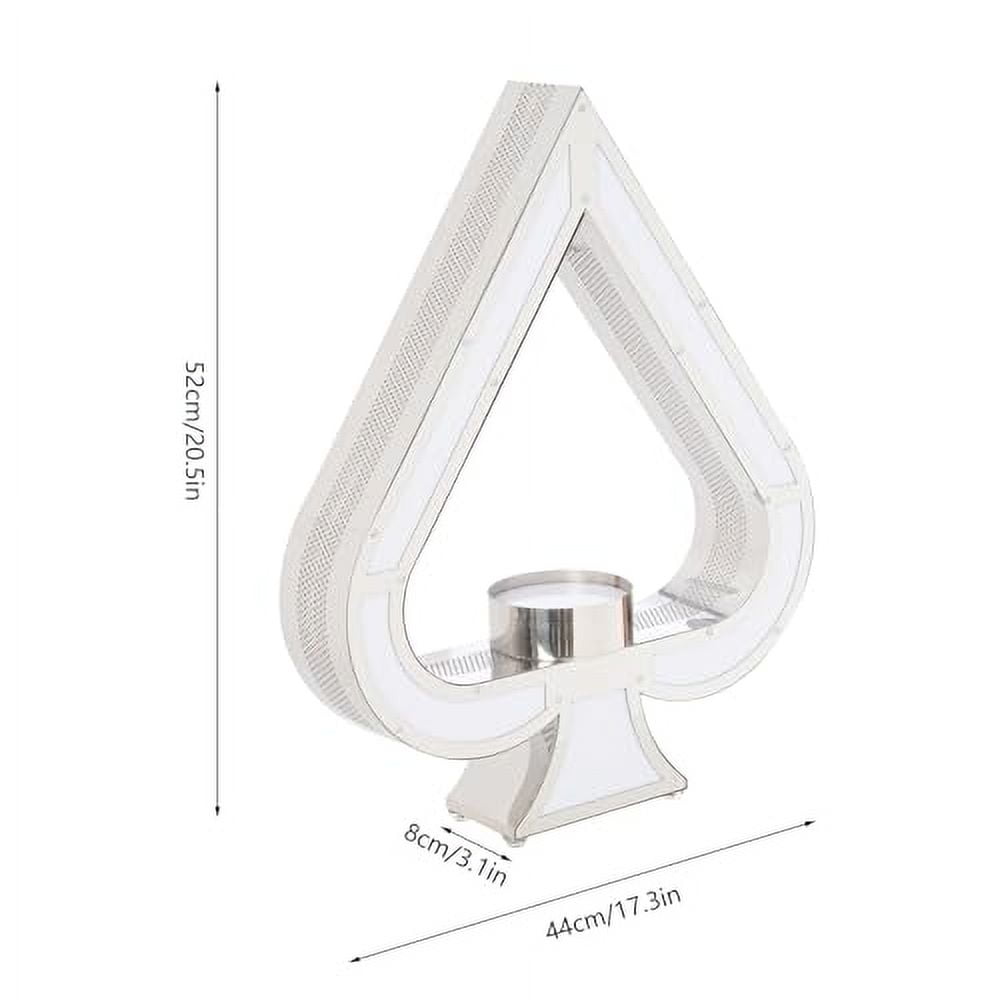 7 Colors Adjustable Ace of Spades Bottle Display Stand LED Champagne ...