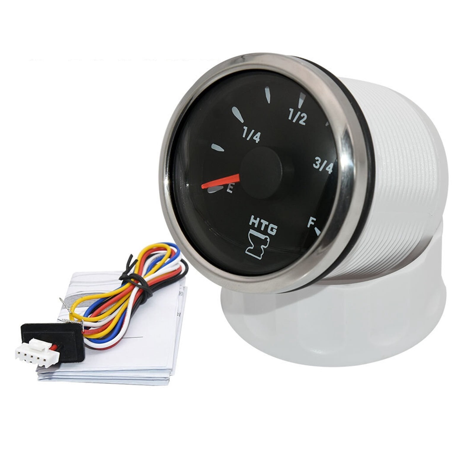 7 Colors Backlight HIG Gauge 52mm Sewage Level Gauge 0-190ohm/240-33ohm ...